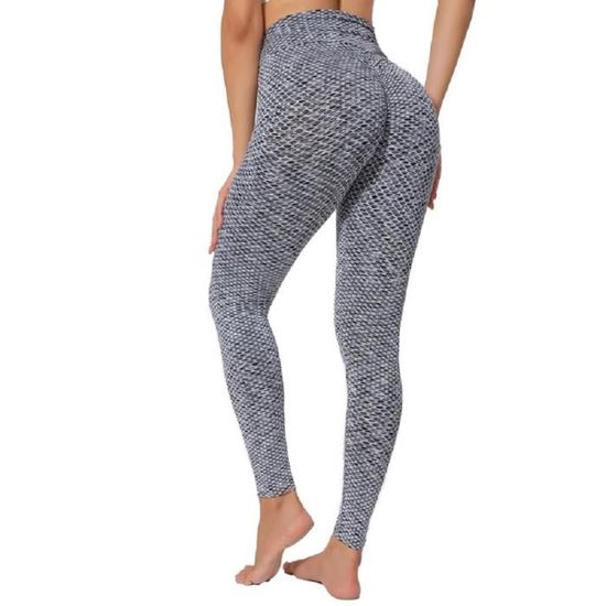Pantalon De Sport Leggings Push Up Taille Haute Anti Cellulite Pour