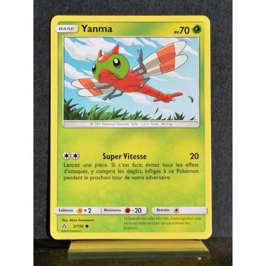 Carte Pokémon 2-156 Yanma SL5 - Soleil et Lune - Ultra Prisme NEUF FR - Cdiscount Jeux - Jouets