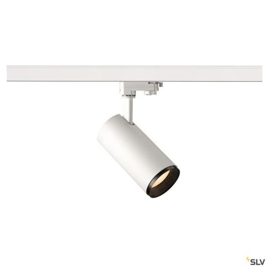 NUMINOS M, spot pour rail 3 allumages intérieur, 60 , blanc/noir, LED ...