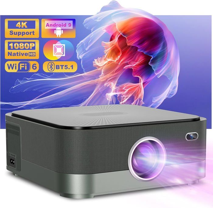 Auto Focus/Keystone Videoprojecteur 4k Mini Projecteur Video ...