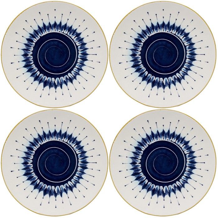 Assiettes Dalia 21cm set de 4 Kare Design - Cdiscount Maison