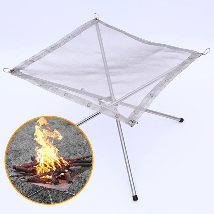 Brasero portable pliable avec sac de transport en maille pour le ...