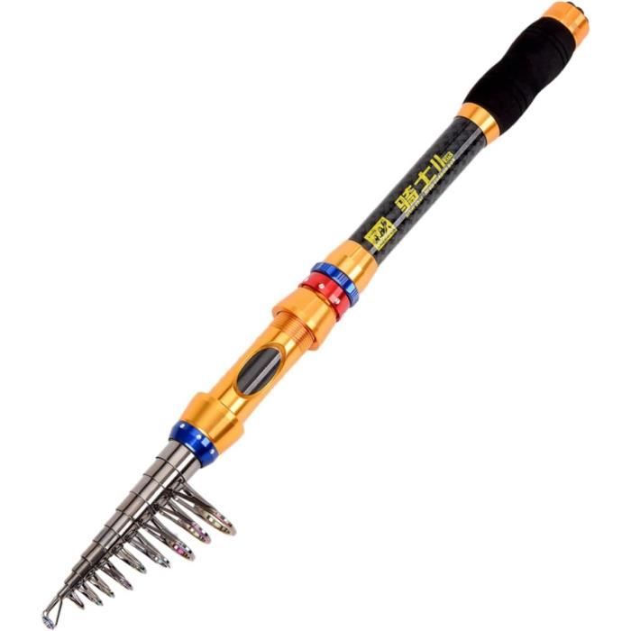 Lancer Canne À Pêche Tige Télescopique Canne À Pêche En Mer Chevalier ...