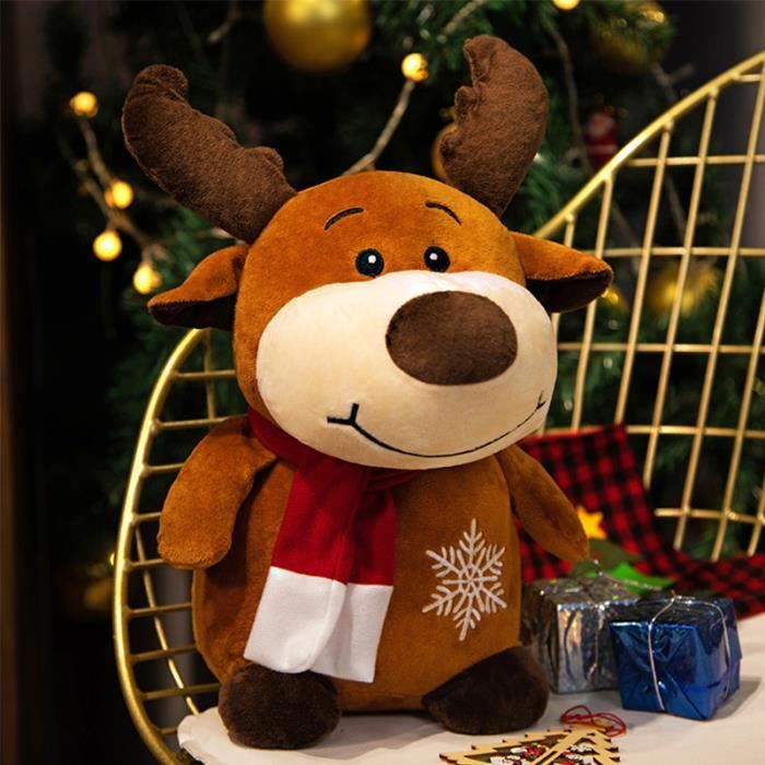 Wapiti - 23 cm - Peluche du Père Noël, Bonhomme de neige, Wapiti, Grand ...