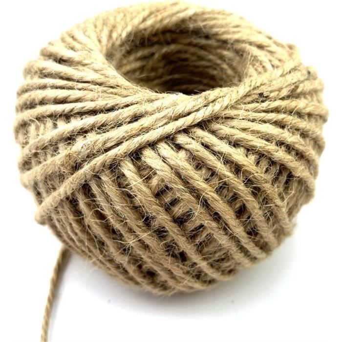 Cqinju-Ficelle De Jardin Corde De Chanvre À Cordon De Jute À 100 M ...