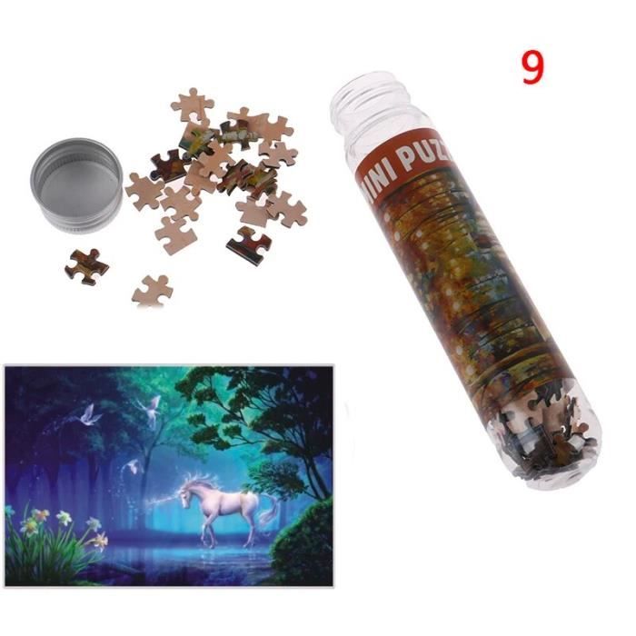 Jeu de puzzle paysage multi-types,emballage de tubes à essai,jouets ...