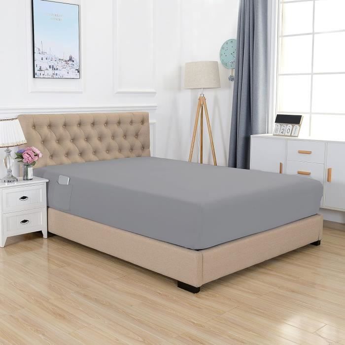 Drap-Housse Simple De Qualité Hôtelière Avec Poches Très Profondes De ...