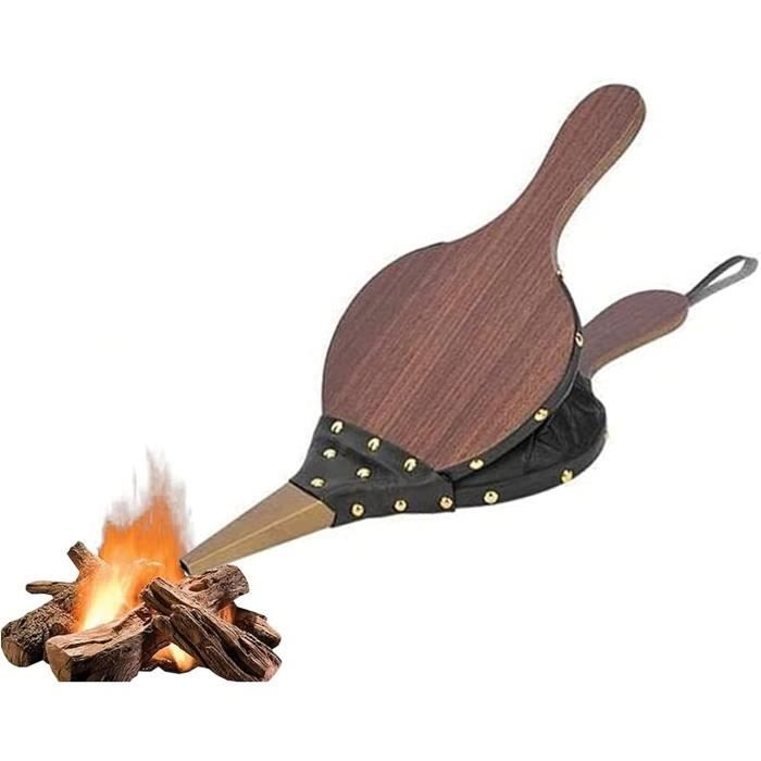 Soufflet de Cheminée en Bois, Soufflet à Bois Souffleu, Soufflet ...