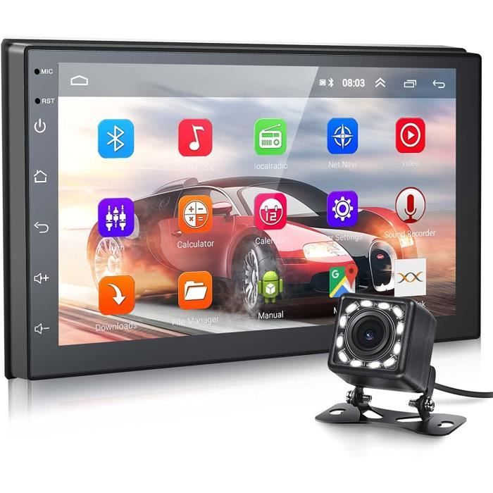 LIWI-Autoradio 2 din Android GPS, Écran Tactile Radio Voiture Bluetooth ...