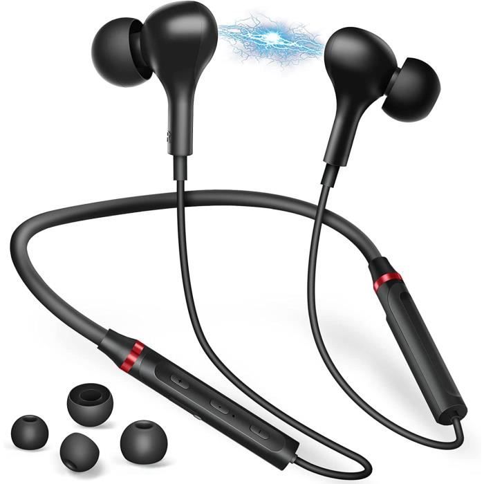 Ecouteurs sans Fil Bluetooth avec Microphone,Intra-Auriculaires ...
