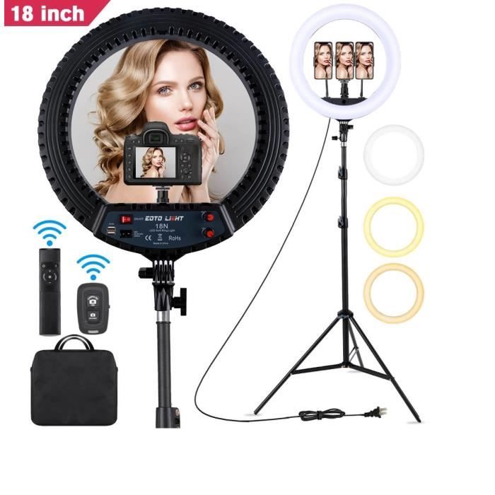 EOTO LIGHT 18 inch LED Ring Light Lampe lumière anneau 43.5 cm avec ...