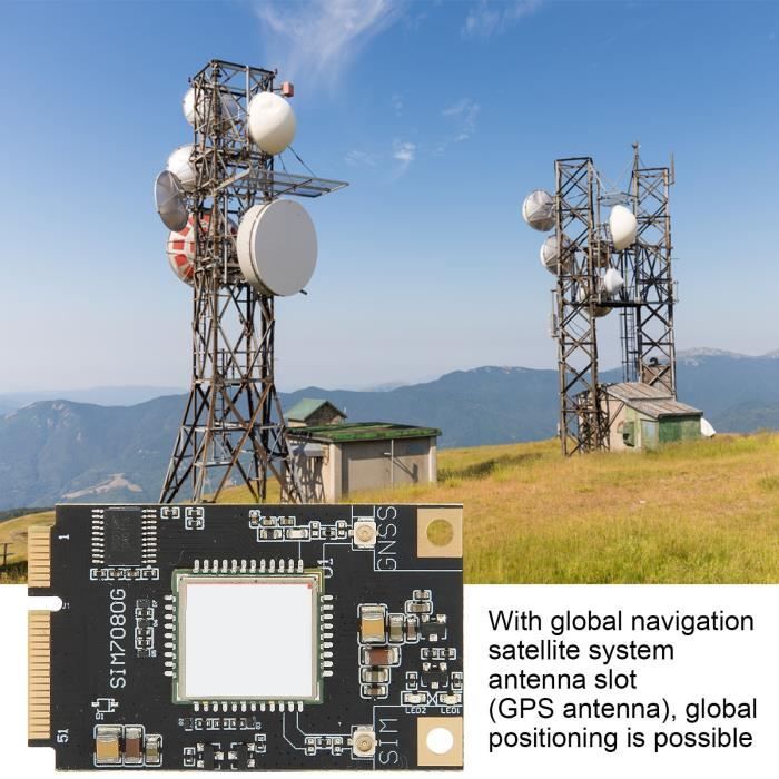 ETO -Module PCI-E T-SIM 7080G Pour LILYGO®TTGO Module PCI-E 7080G SIM7080G Puce Carte Module PCI ...