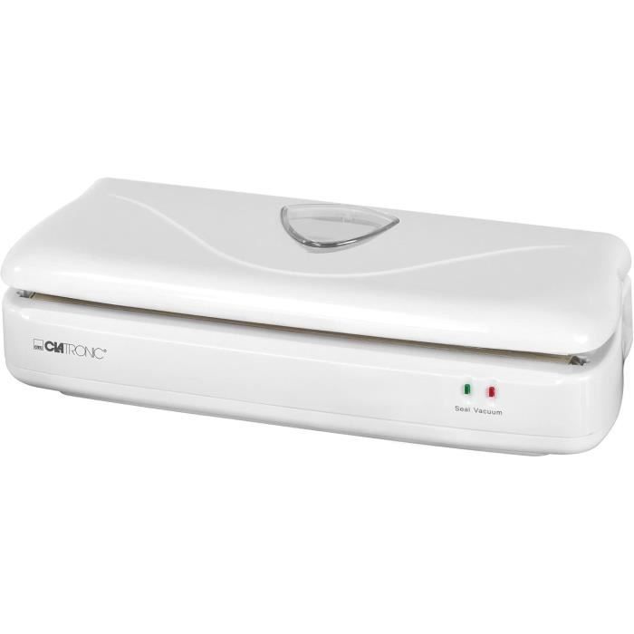 Soude sac mise sous vide 100W + 1 rouleau Clatronic FS 3261 Blanc ...