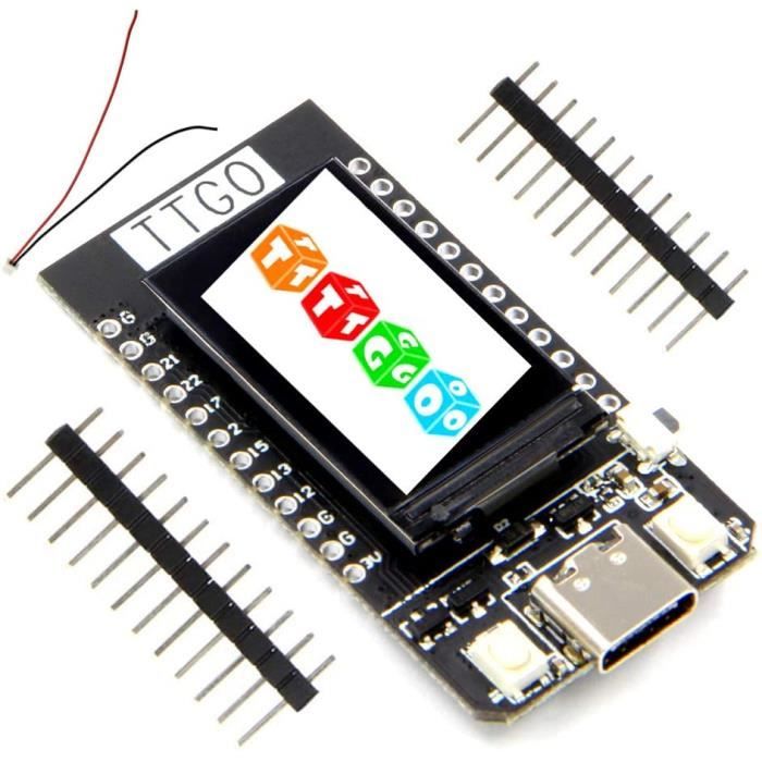 Barebone - Limics24 - Carte Développement Module Wifi T-Display Esp32 ...