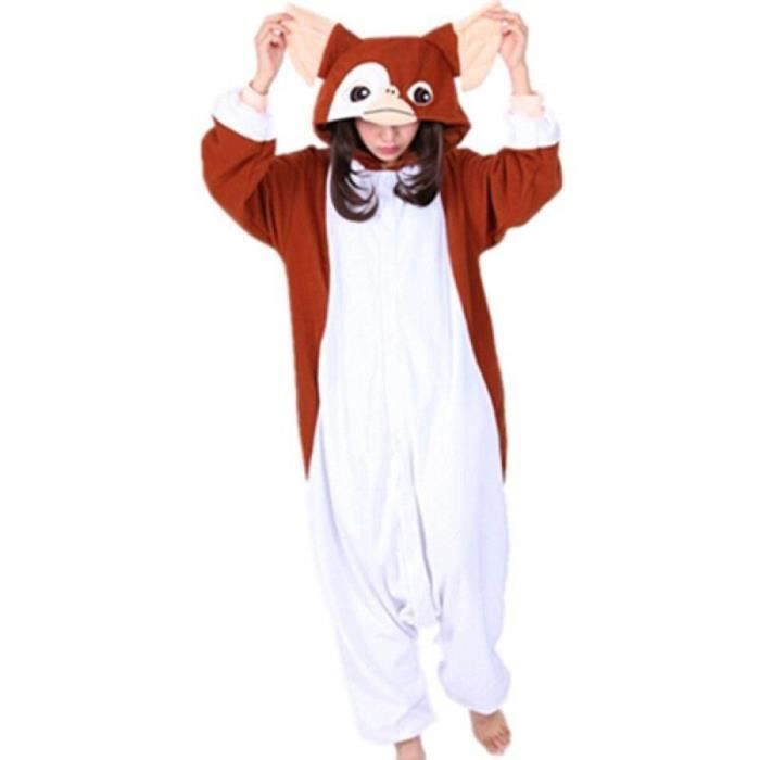 Adulte Animal Gremlins pyjamas dessin animé monstre Onesies Cosplay ...