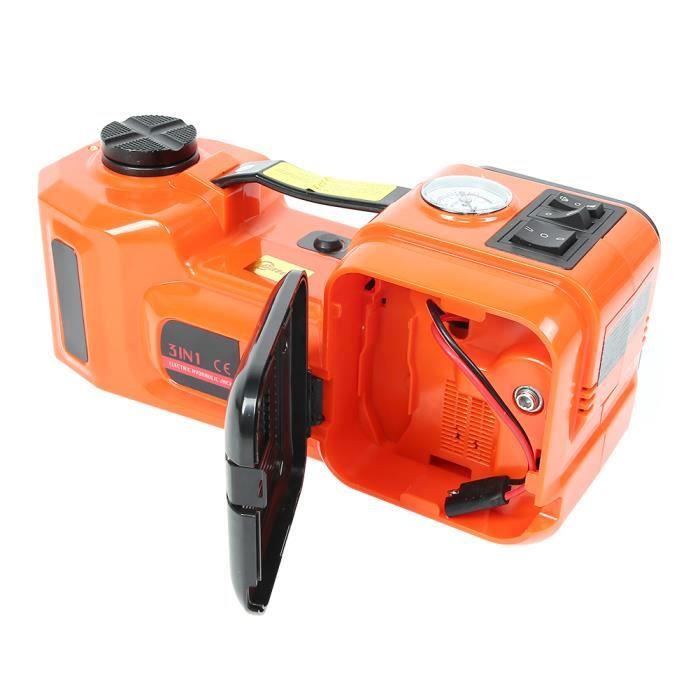 Qiilu Cric de levage 3 In 1 Floor Jack - Multifunctionl 12V 5T ...