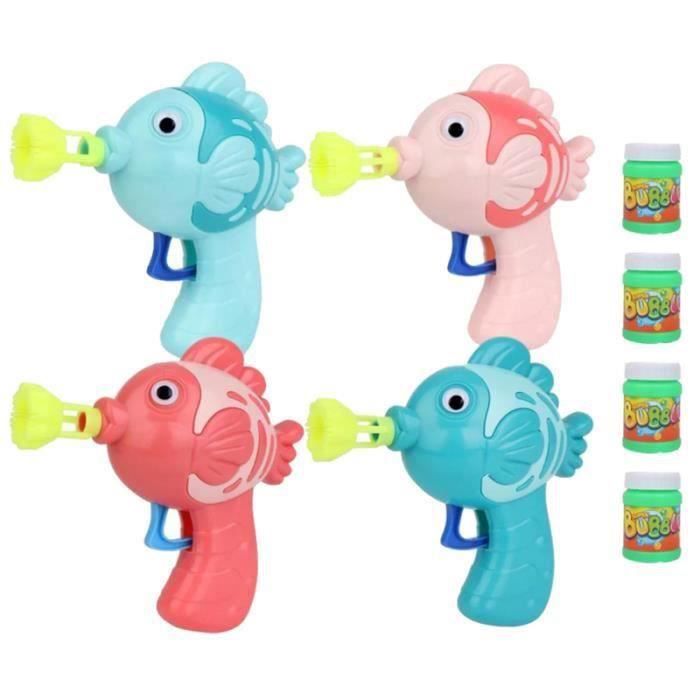LOVE-1 Ensemble Chic Forme de Poisson Enfants Jouets Pour Le machine a bulles eclairage de scene ...