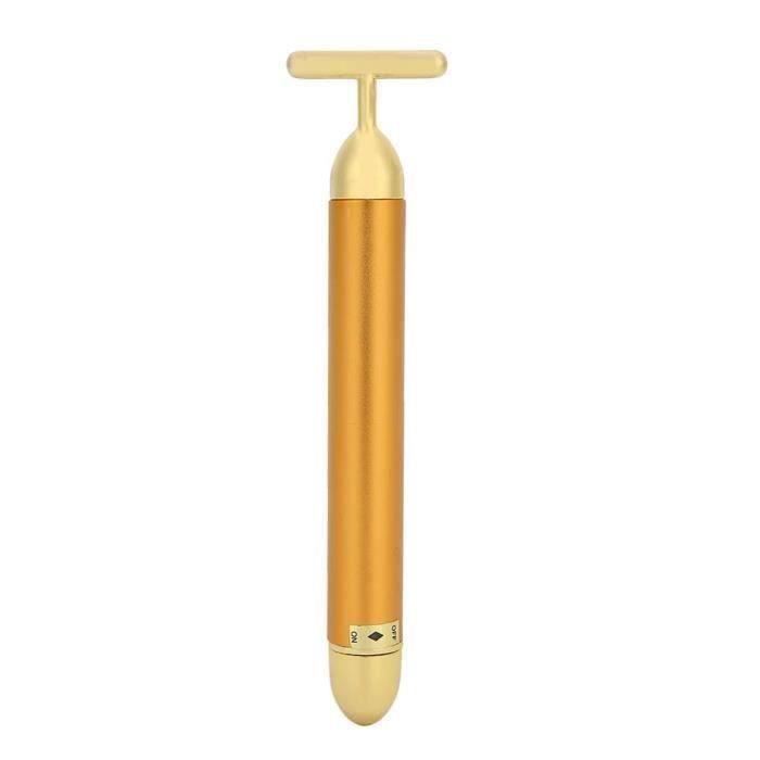 Progrès-24K Gold Face Massage Stick Lifting électrique raffermissant ...