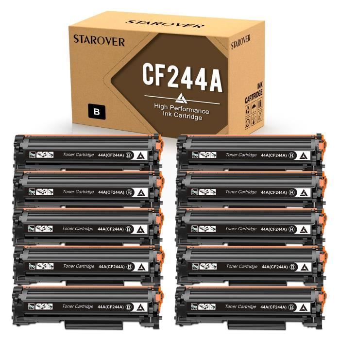 STAROVER Compatible CF244A 44A 10 noir Cartouche de Toner Compatible pour HP LaserJet Pro MFP ...