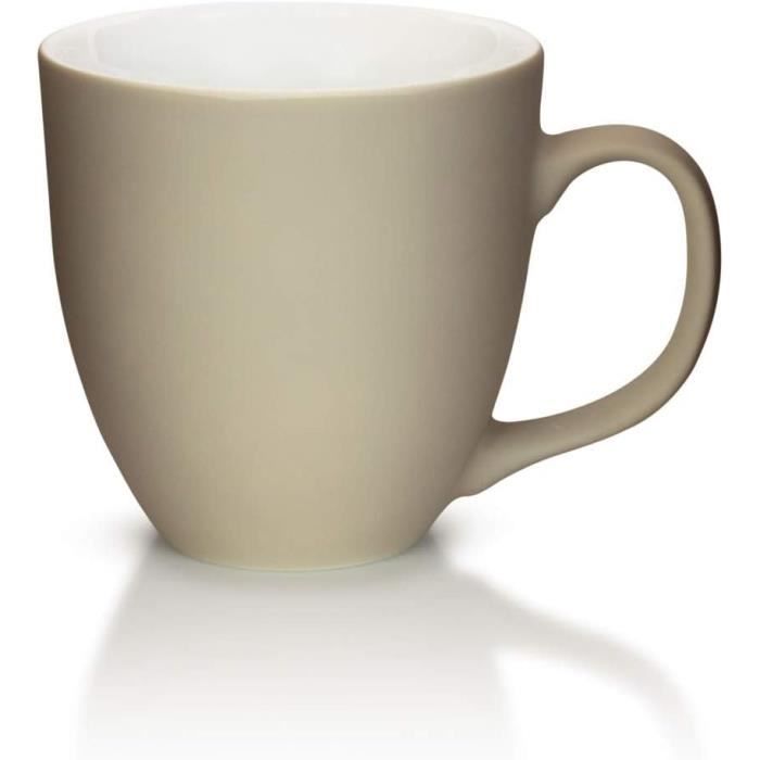 Grande Tasse À Café Xxl En Porcelaine Avec Surface Douce Au Toucher Mat ...