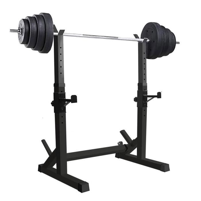 HUOLE-RACK A EXERCICE, Support de squat multifonctionnel monobloc Noir ...