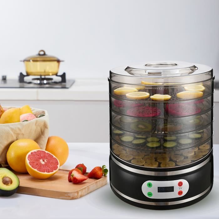 Machine de déshydratation de fruits secs ménage - 350W - Minuterie ...