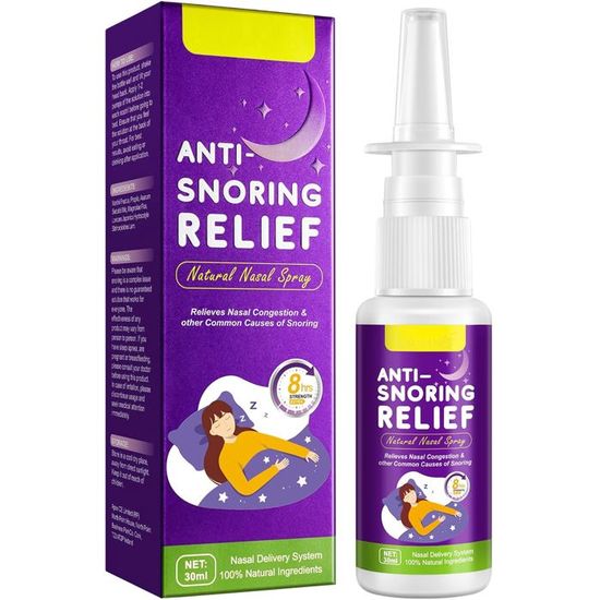 Spray Anti-Ronflement,Spray Naturel Contre Ronflement,Améliorer Qualité ...