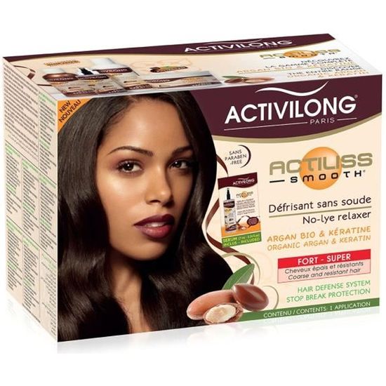 Défrisant sans soude - Argan Bio - Kératine - Anti-frisottis - Cheveux ...