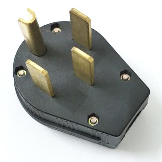 Plug US Standard-Prise électrique noire 50a 125V-250V NEMA L14-50P L14 ...