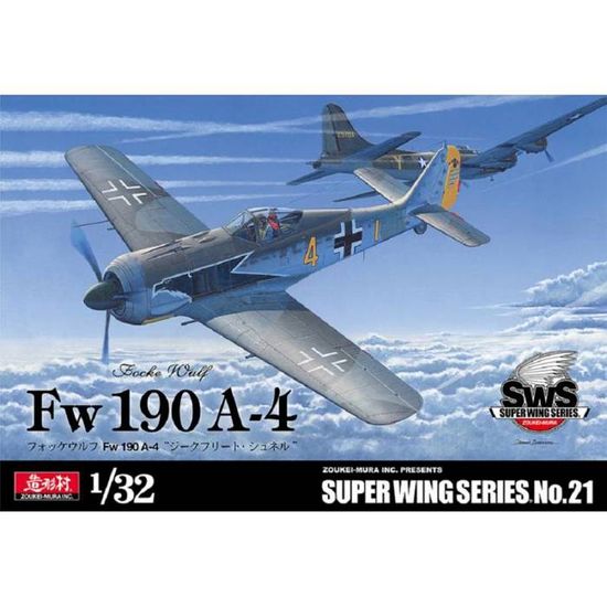 ZOUKEI-MURA - Maquette Avion Focke Wulf Fw 190 A-4 Zoukei Mura |sws 21 ...