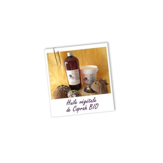 AROMA ZONE HUILE VÉGÉTALE DE COPRAH BIO 1 litre en Pot - Cdiscount Au ...