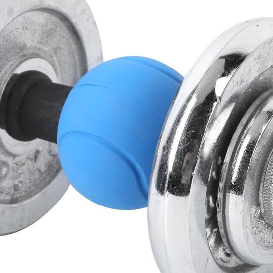 Barre Haltère - FYDUN - Poignées en Silicone - Diamètre 6-7 cm - Réduit ...