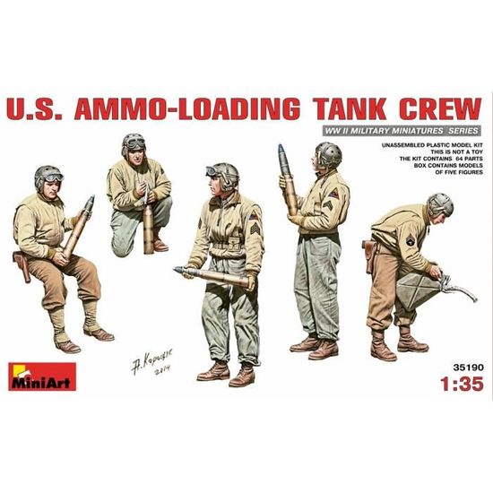 (MIN35190) - Miniart 1:35 - US Ammo-Loading Crew - Cdiscount Jeux - Jouets