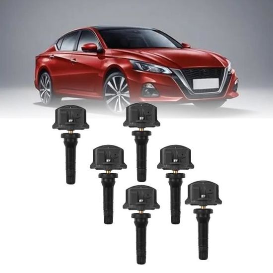 6 PièCes 40700-6UA0A Capteur de Pression des Pneus TPMS pour Altima ...