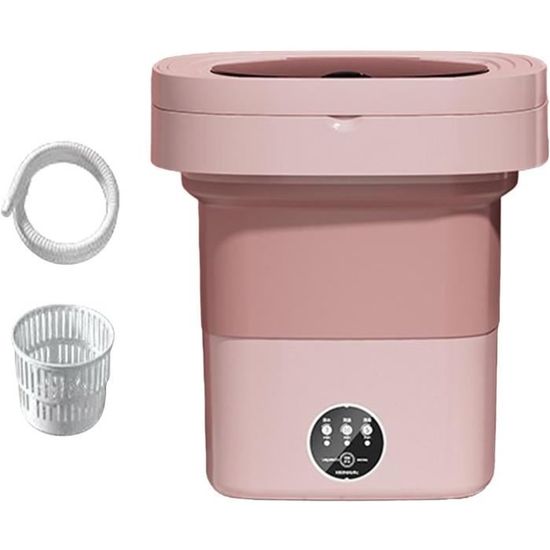 Lave-Linge Mini Laveuse Pliante 9L Avec Poignée Électrique Automatique ...