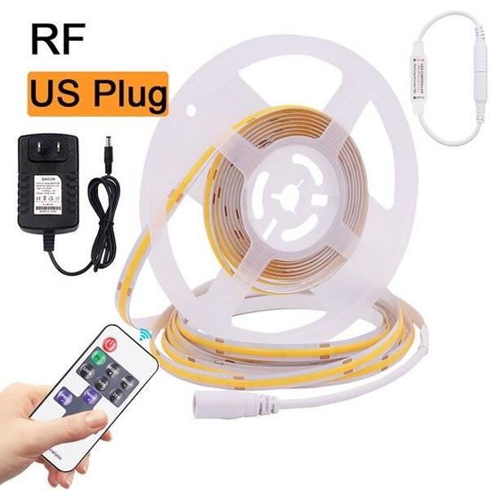 APPAREIL DE COMMANDE LED,RF 11key Kit US-blanc chaud-320LED-1m--Bande ...
