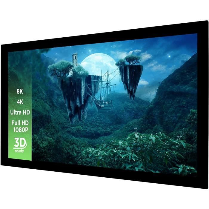 Basic écran de Projection sur Cadre avec système de Montage Facile et ...