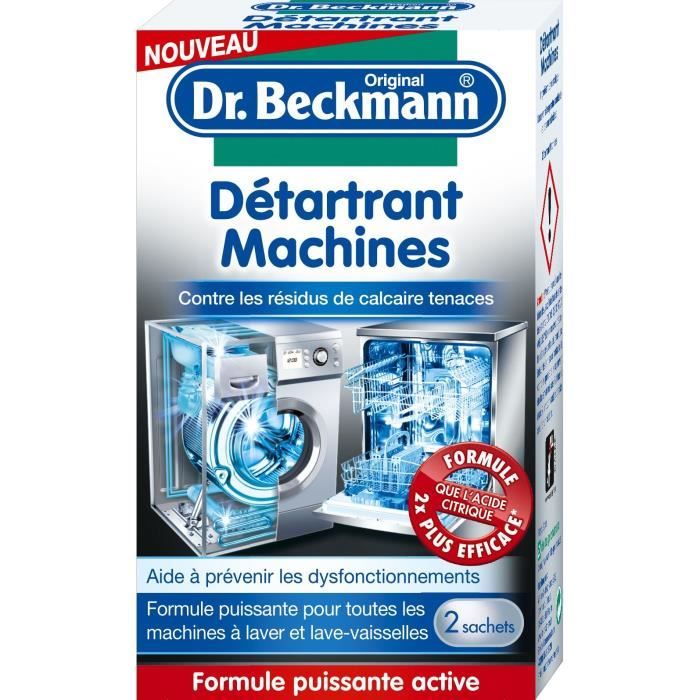 DR BECKMANN Détartrant machines - 2 x 50 g - Cdiscount Maison