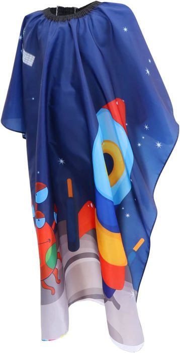 Chiffon De Barbier Pour Enfants Tissu De Cape De Coiffeur Salopette De ...
