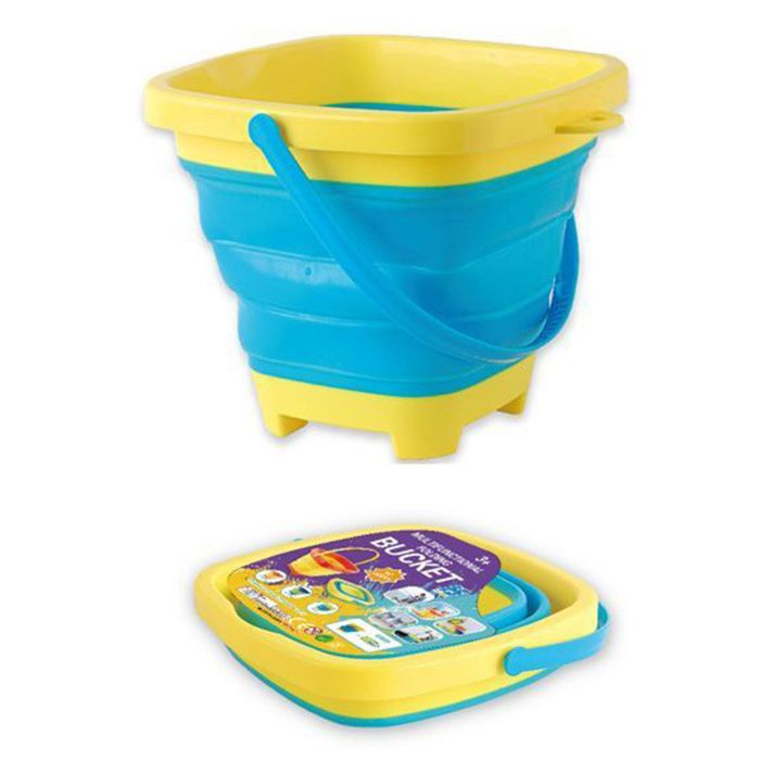 Seau de plage pliable multifonctionnel, jouet de sable pour enfants ...