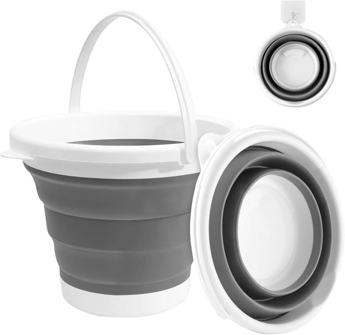 Seau Pliable,Seau Retractable 5L,Seau Pliable Camping Petite Bassine ...