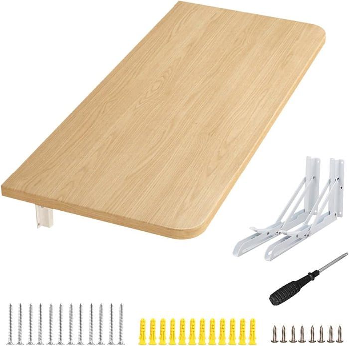 Table Murale Rabattable eois, Table Pliante Murale,Table Pliante ...