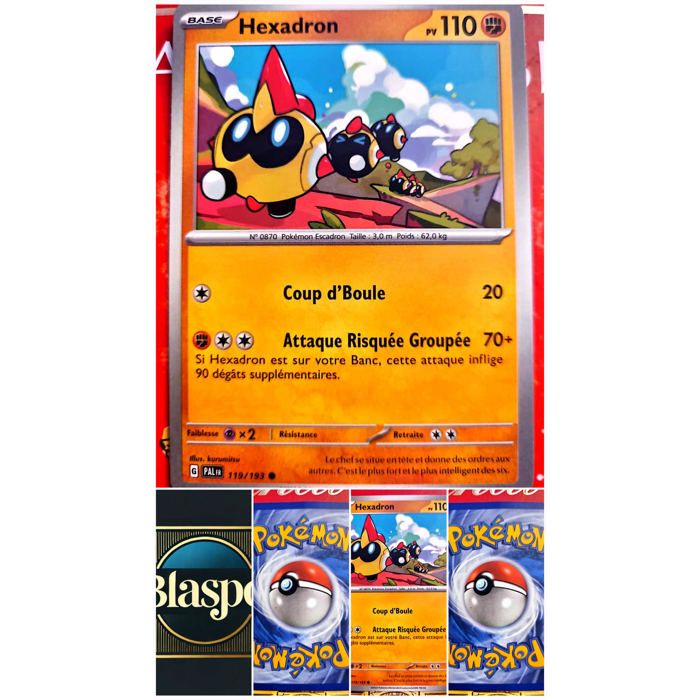 Carte Pokémon Hexadron 119/193 – Version française – Carte à l’unité ...