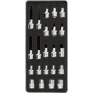 AMPRO T33226 Module Embouts Torx et Douilles Torx, 1/2", Set de 22 ...