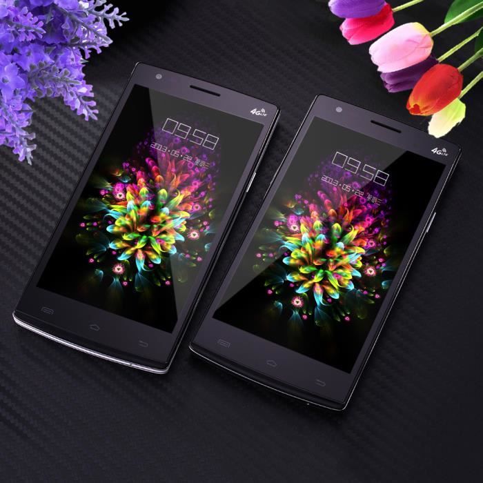 5 "-black TIMMY F5 4G Smartphone Android 5.1 Double Carte SIM super ...