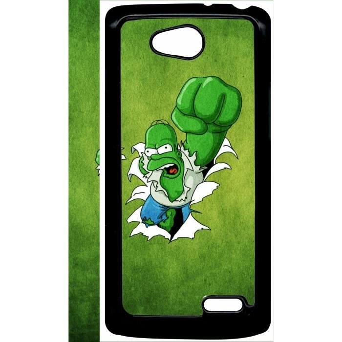 Coque lg l90 les simpsons homer hulk - Cdiscount Téléphonie