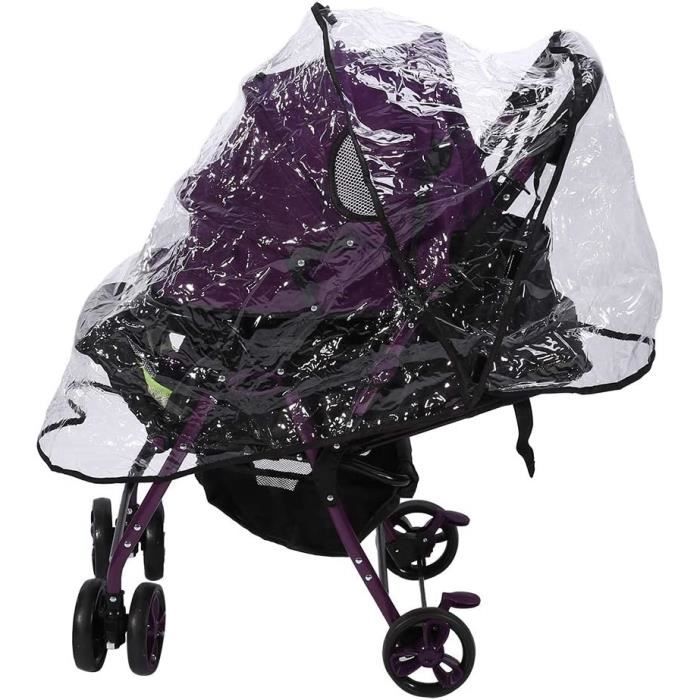 Couverture de pluie de poussette de bébé en plein air respirant ...