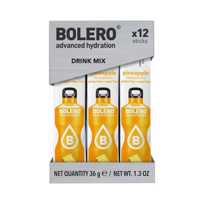 Bâtons 12x3g Ananas Bolero Boisson Energetique pour le Sport ...