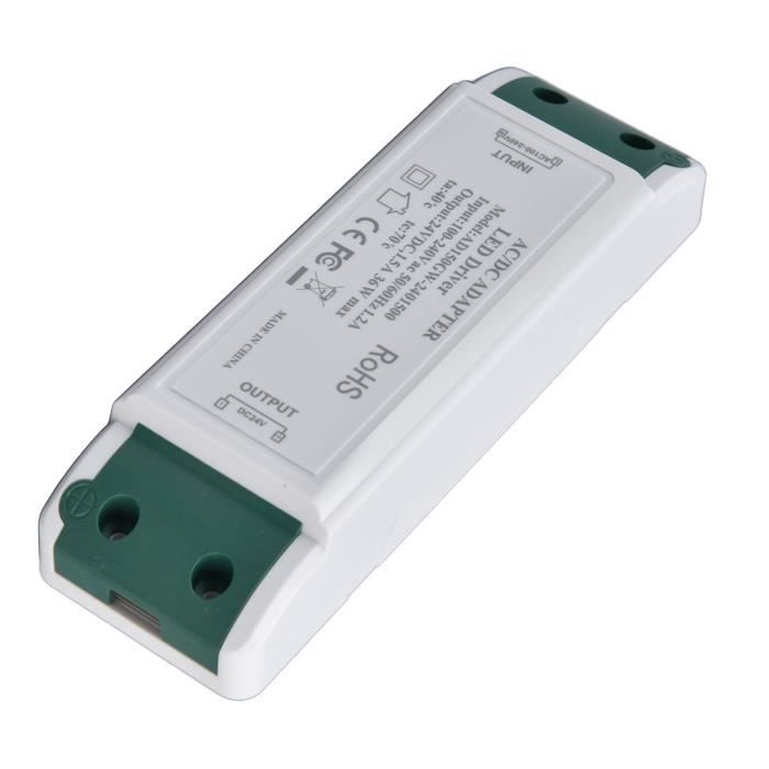 Transformateur Spécial Leds Max 36 W de 24V HB010 - Cdiscount Bricolage