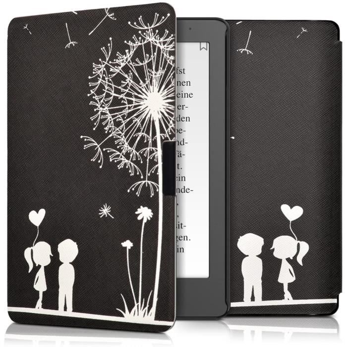 Kobo Nia Etui, Coque Support Nia - Noir Blanc Petit Amour - Kobo Nia ...